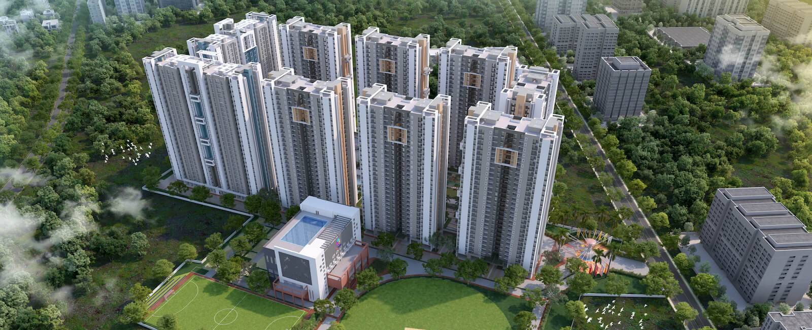 Merlin Rise in Rajarhat | Tallest Residential Complex in Rajarhat